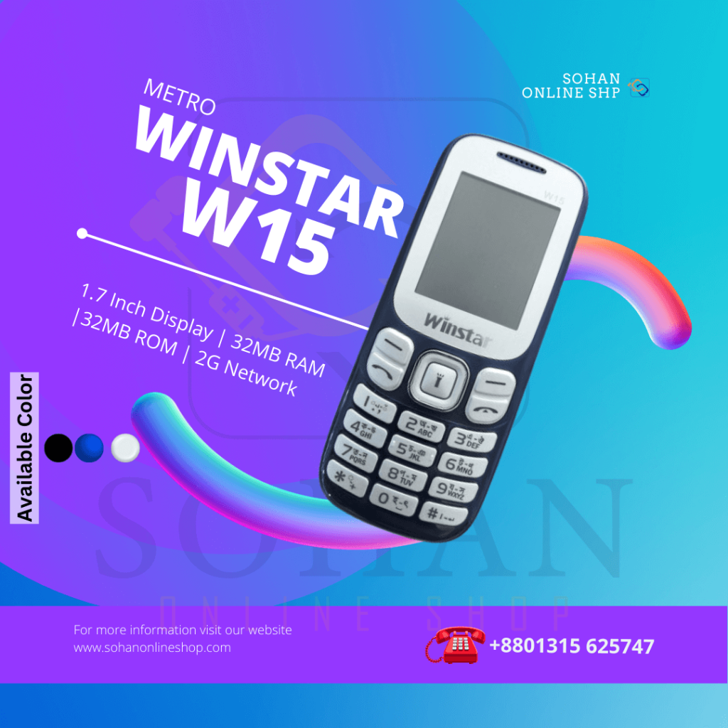 Winstar W15 Price In Bangladesh - Sohan Online Shop